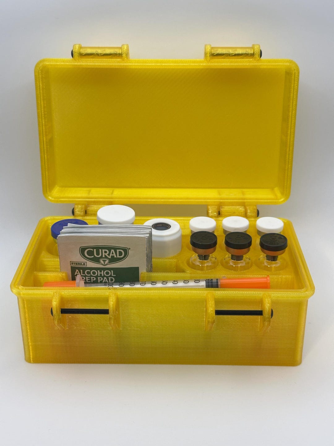 Peptide Fridge Vault Locking Storage Case for 3ml AND 10ml Vials ...