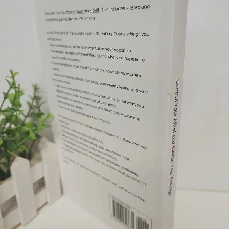 Control Your Mind Emotions by Eric Robertson Overcome Overthinking Master Feelings Mental ...