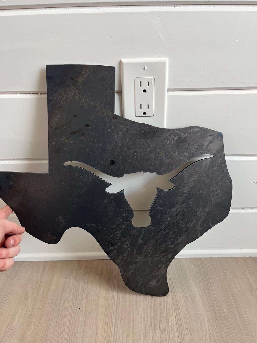 Metal Texas With Longhorn Symbol Sign - Etsy