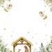 Watercolor Nativity Frames: Holy Family, Angels, Stars (PNG Digital ...