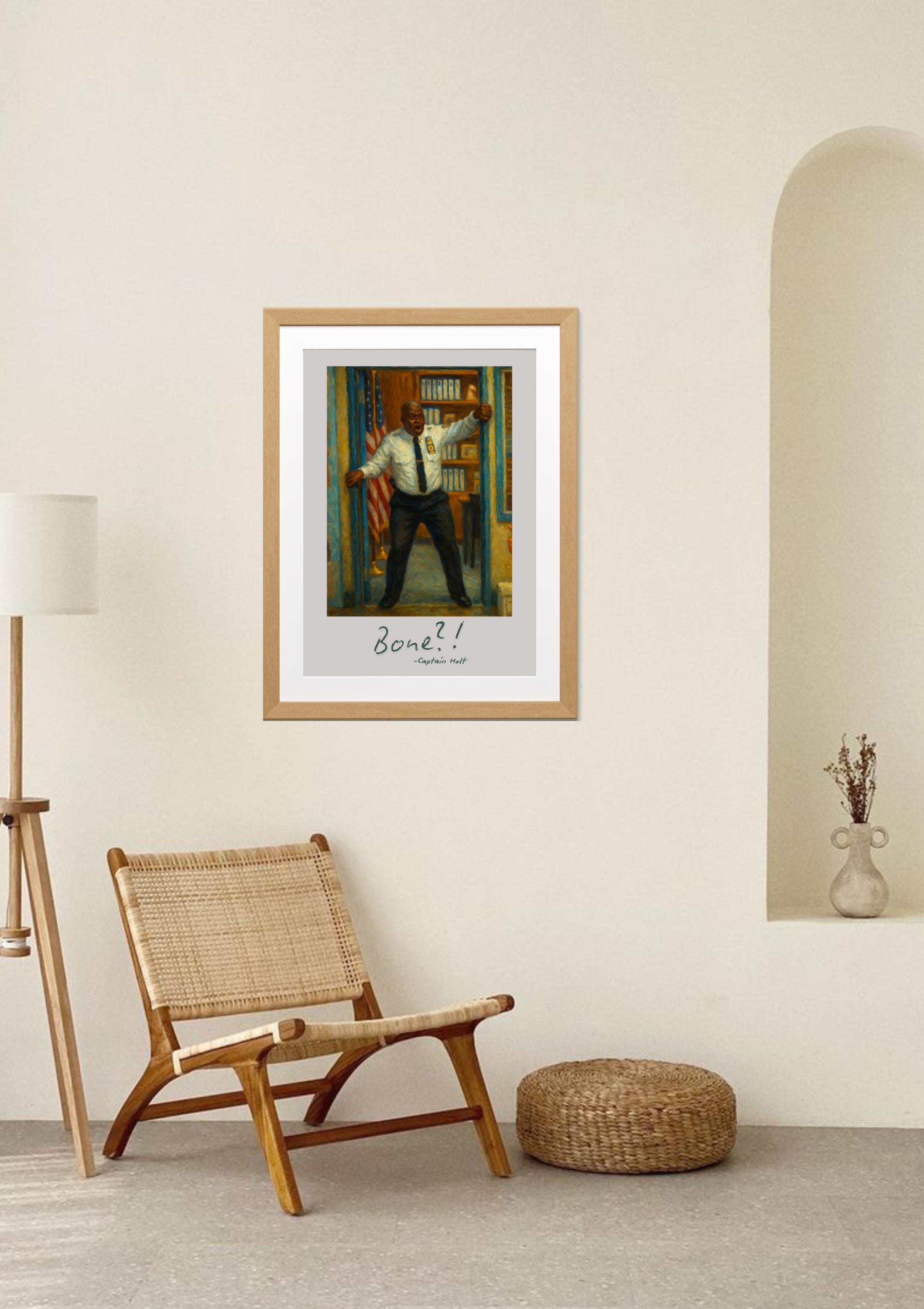 Captain Holt “bone” Printable Aesthetic Wall Art | Brooklyn Nine-nine ...