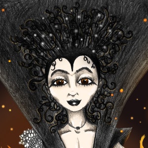 Lili Dancing - Legend - Mia Sara - Giclée Illustration Print - Etsy