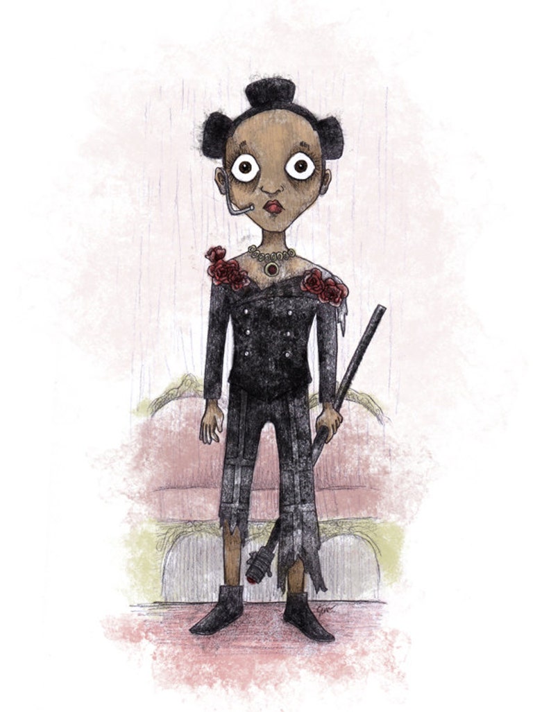 Ruby Rhod - the Fifth Element - Giclée Illustration Print - Etsy