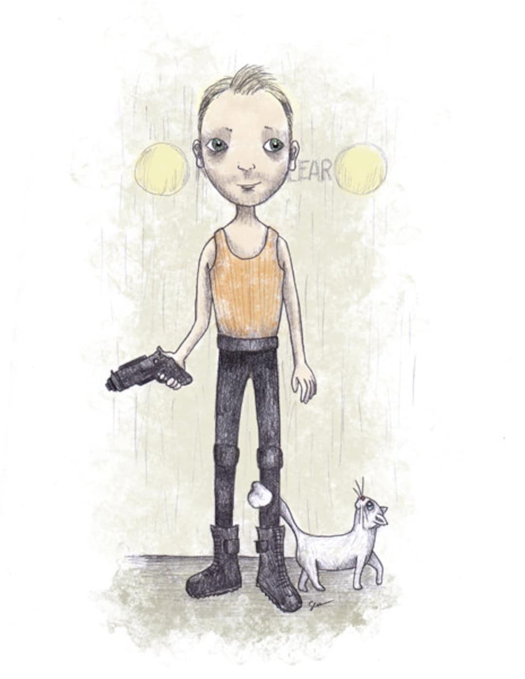 Korben Dallas - the Fifth Element - Giclée Illustration Print - Etsy