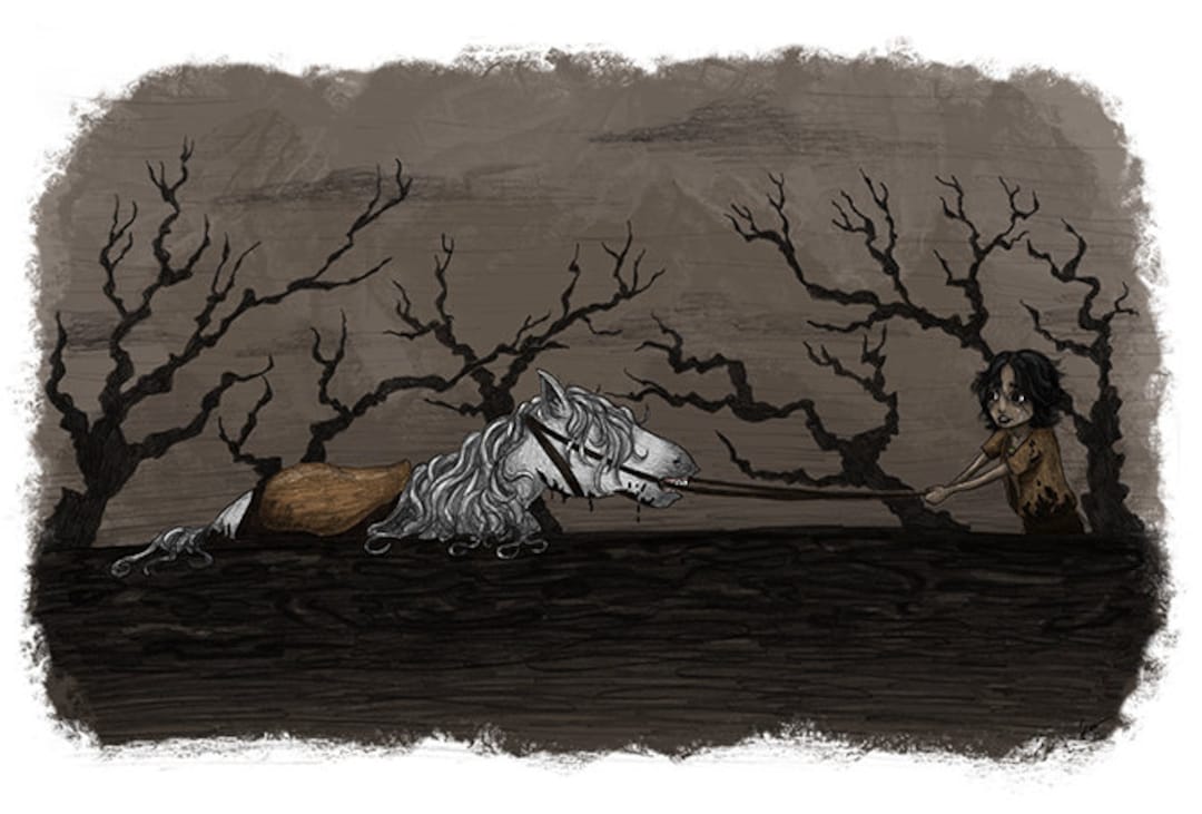 The Neverending Story - the Swamps of Sadness - Giclée Illustration ...