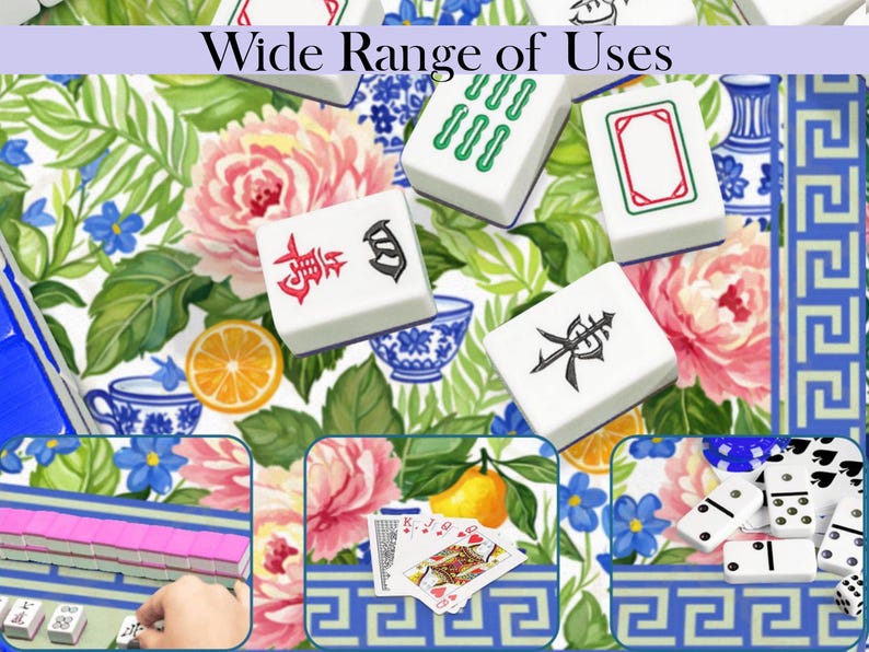 Learning Mahjong Mat | Charleston Mahjong Playing Mat | Mahjong Rules ...