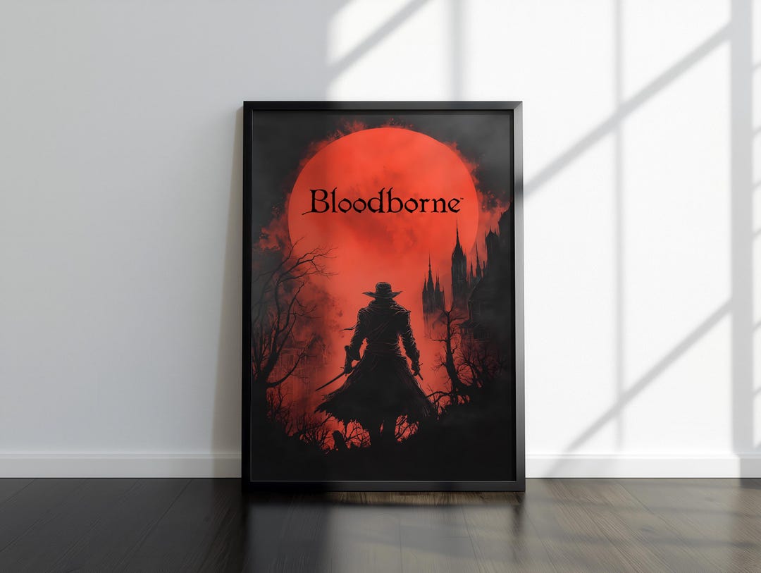 Bloodborne Artwork | Bloodborne Print | Gaming Artwork | Video Game ...