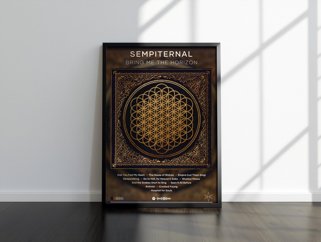 Bring Me the Horizon Poster | Sempiternal Print | Album Poster | 4 ...