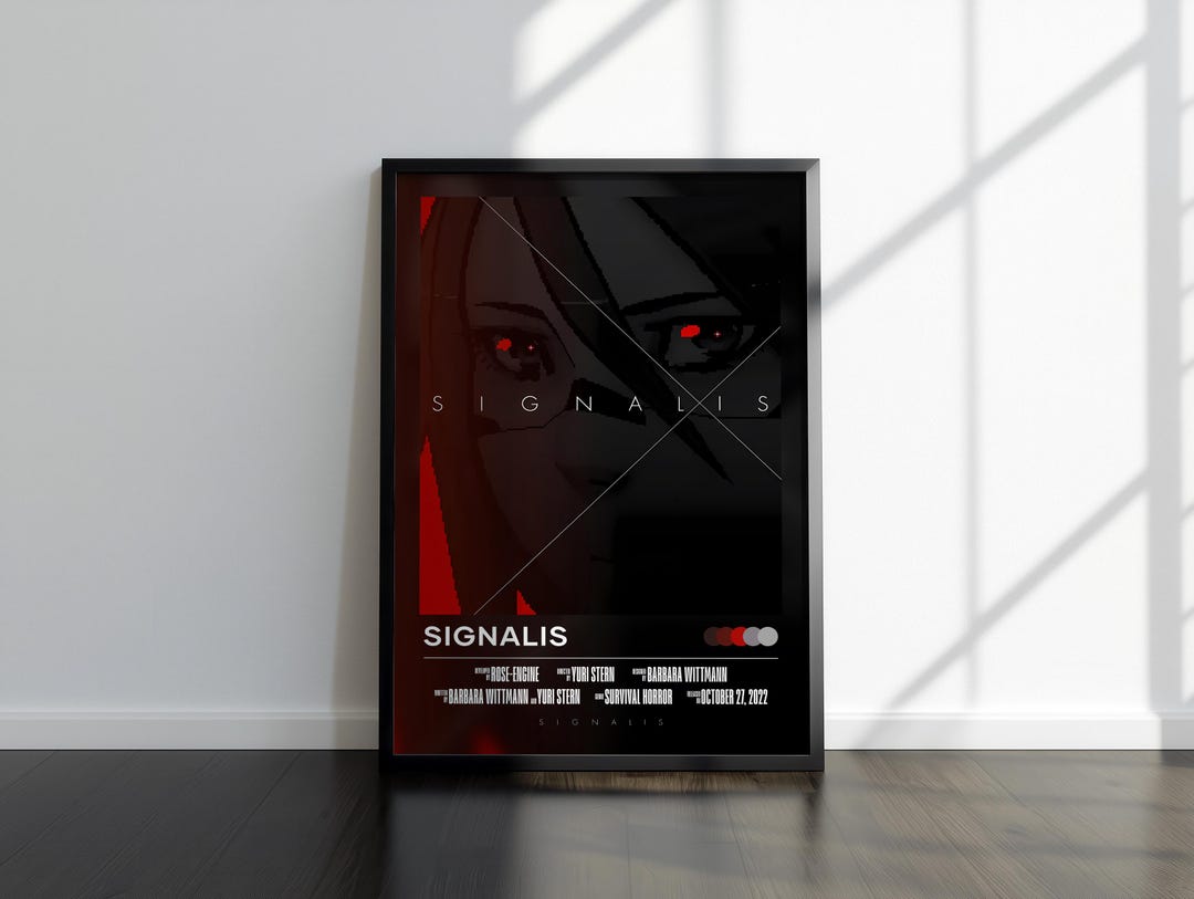 Signalis Poster | Signalis Print | Gaming Poster | Video Game Poster ...