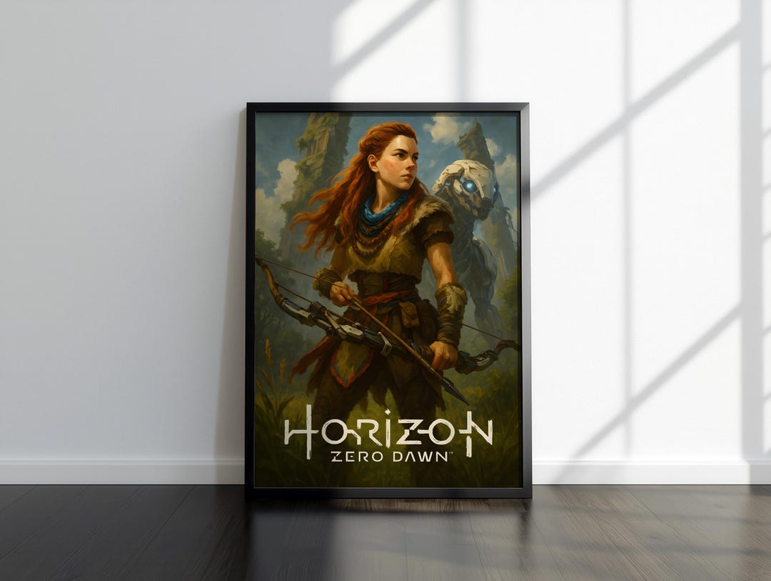 Horizon Zero Dawn Poster | Aloy Artwork | High Quality Prints | Gaming ...