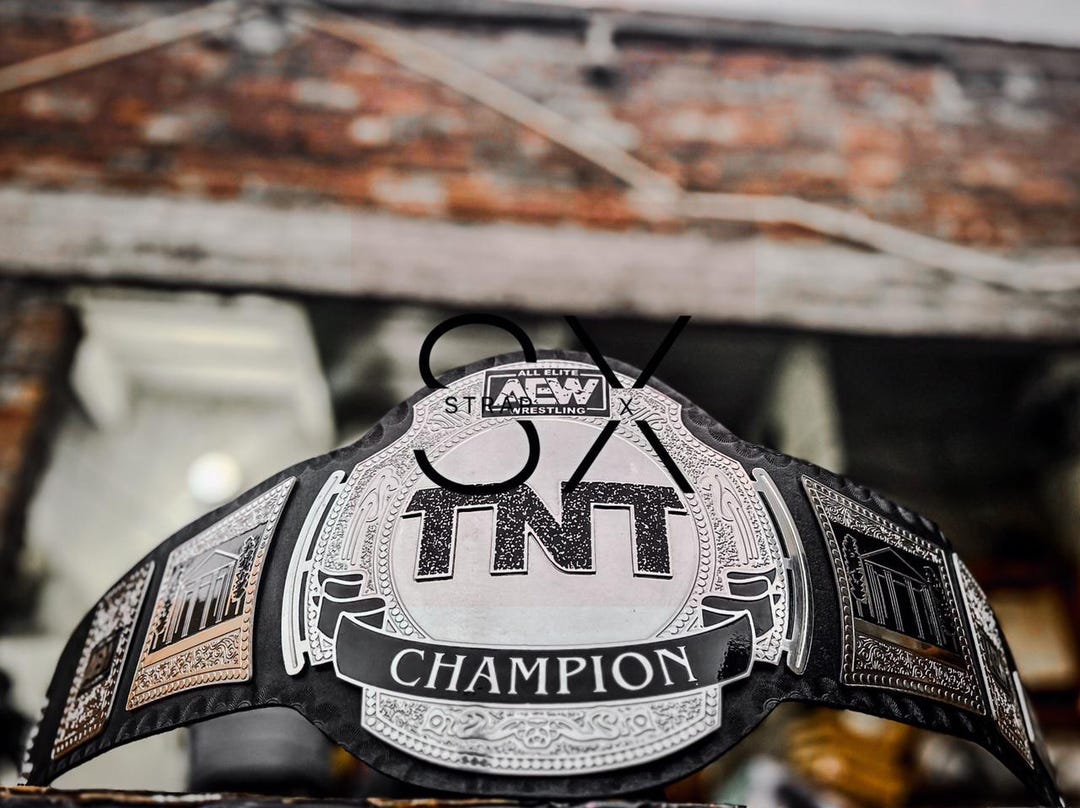 TNT Style Wrestling Championship Replica Belt | AEW Inspired Title | PU ...