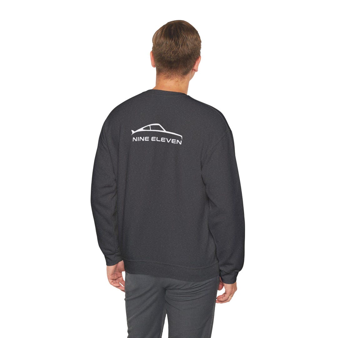 911 Shark Crewneck Sweatshirt With Logo on Front and Back - Etsy