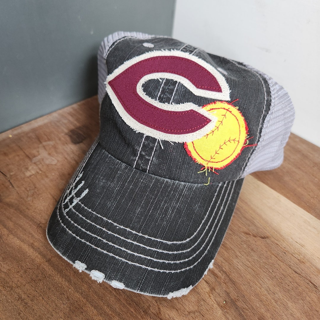 School Spirit Hat, Custom Softball and Baseball Hat, Mama Softball Hat, Jersey Number Hat, Cap ...