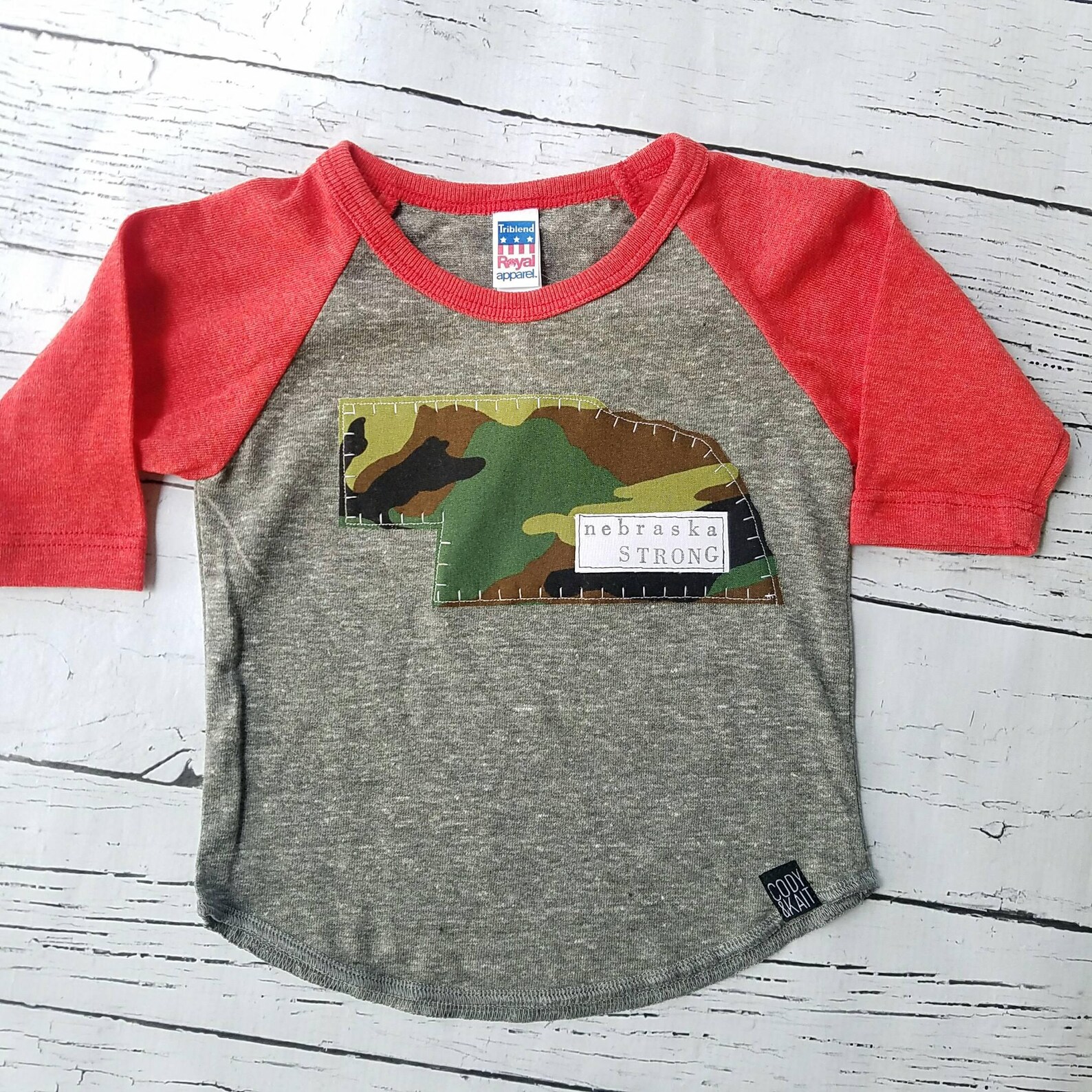 Nebraska State Outline Shirt, Nebraska Strong, Military, Boy, Baby ...