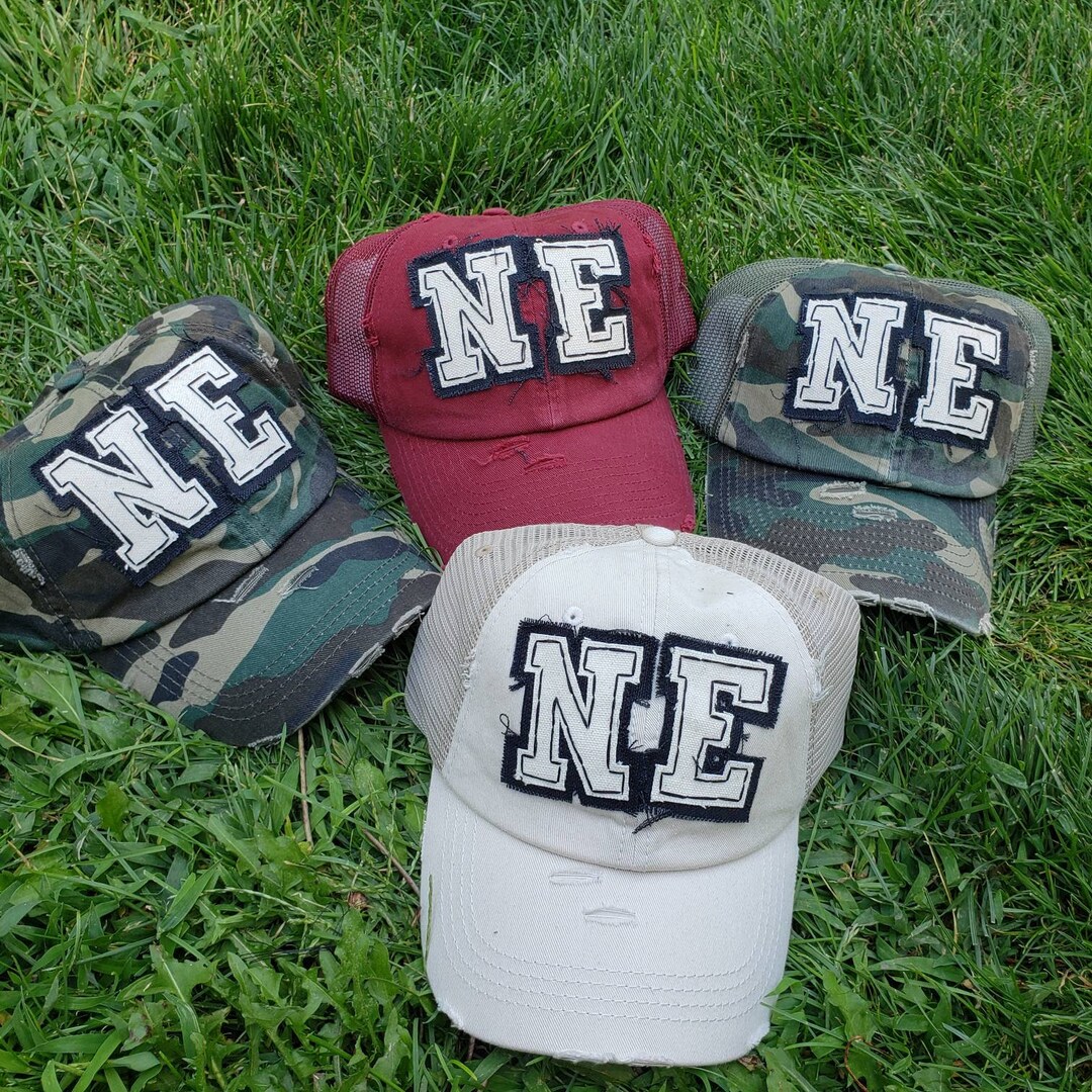 Nebraska Abbreviation Baseball Hat, Camo Baseball Hat, Floral Hat, Cody ...