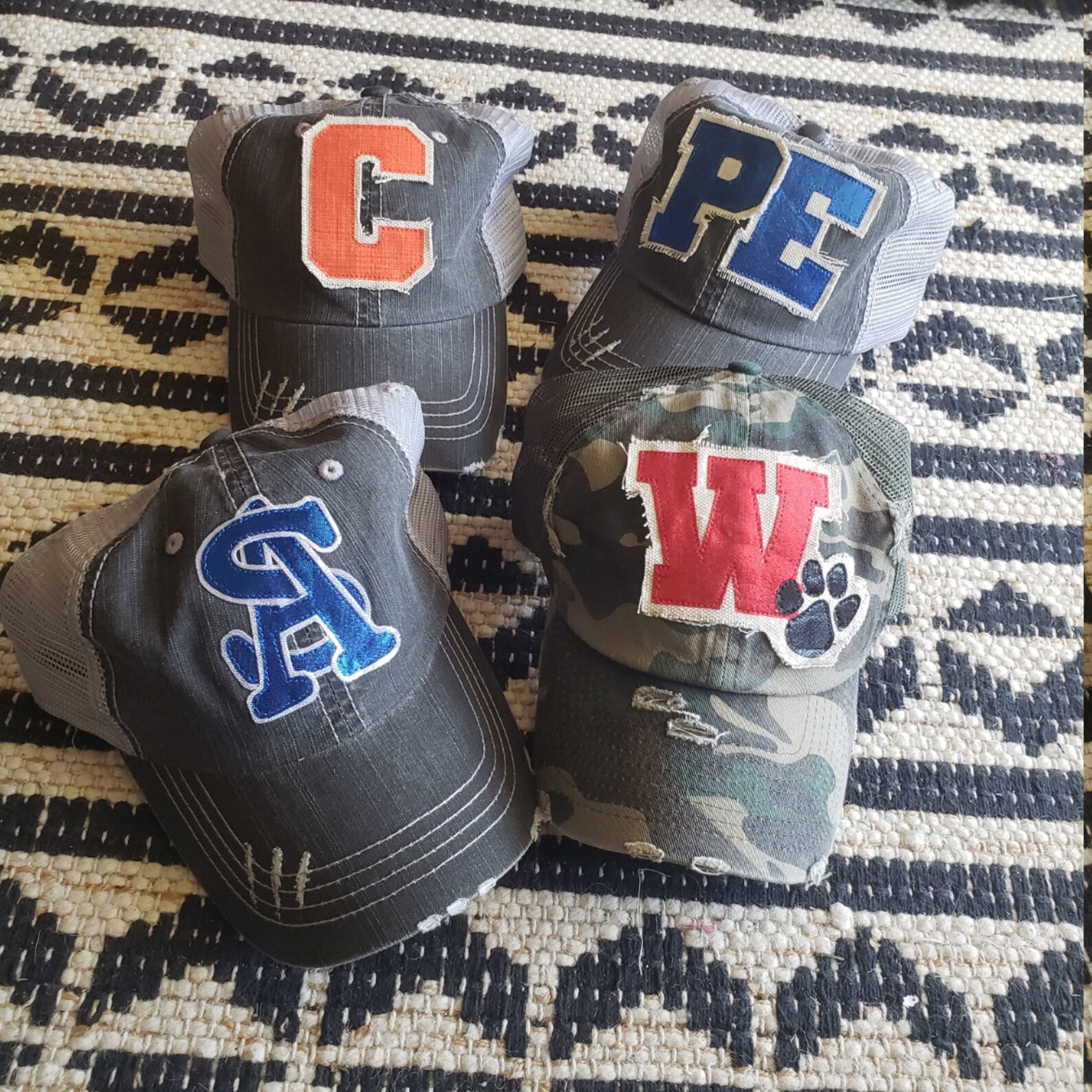 Custom High School Hat School Baseball Cap Trucker Hat - Etsy