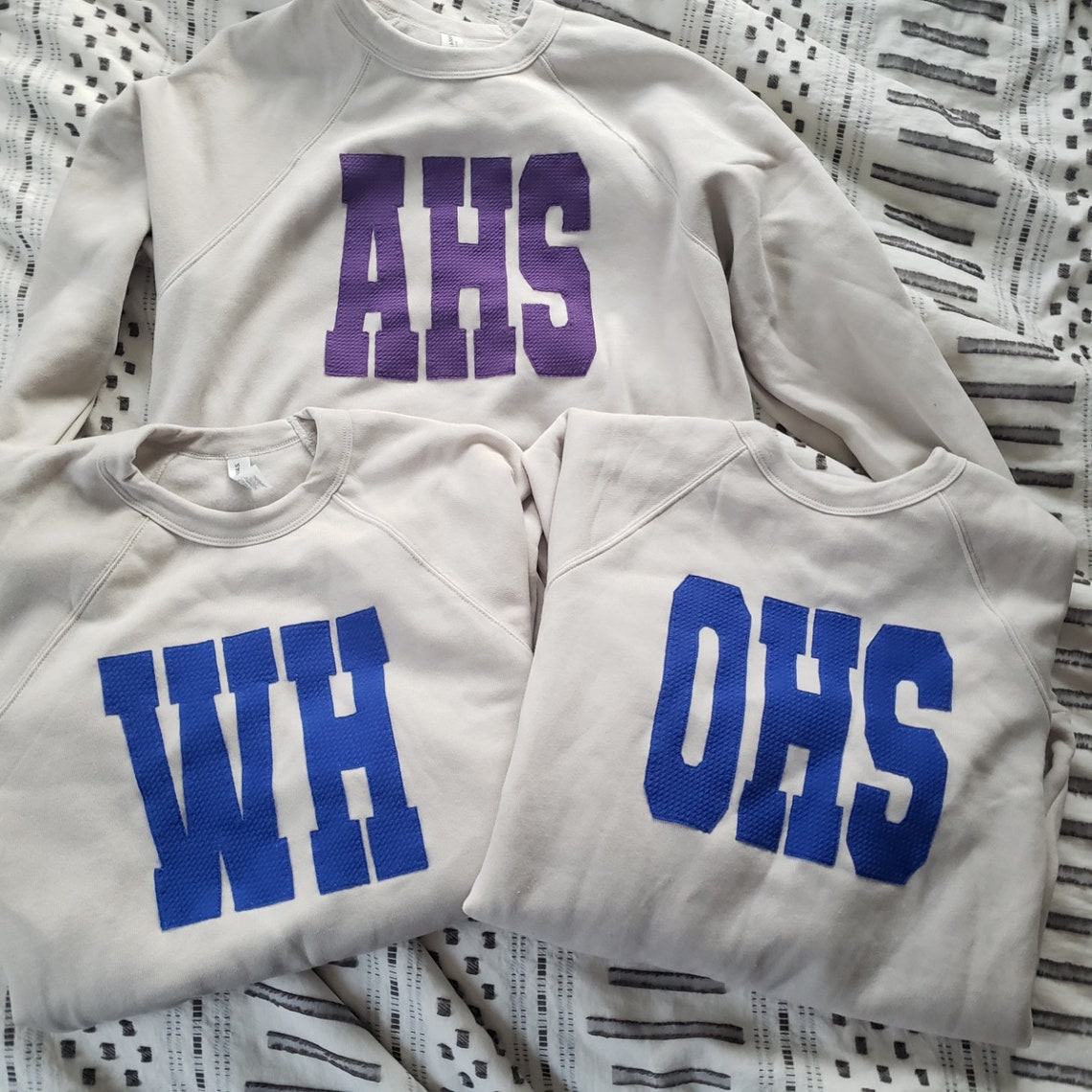 Customized High School Sweatshirt, Team Appeal, Letter High School ...