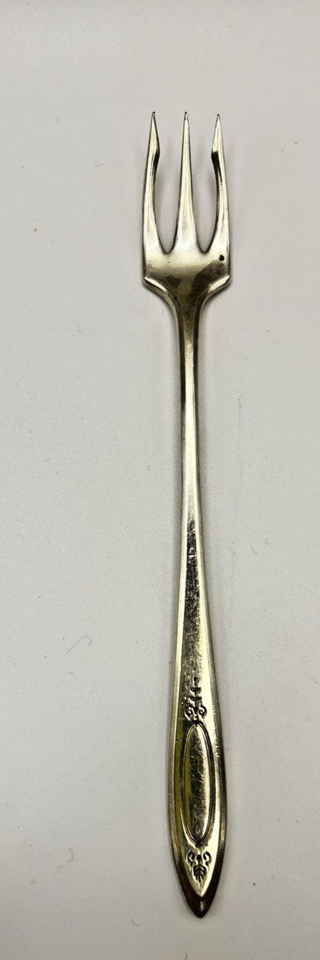 Vintage Oneida Silver Adam Silverplated Pickle Olive Fork Community - Etsy