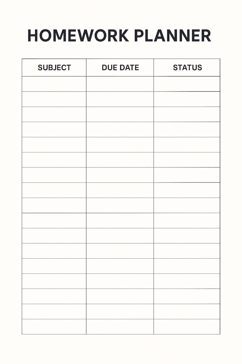 Student Planner Bundle | Printable Study Planner PDF | Academic ...