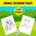 Massive Animal Coloring Pages Bundle for Kids – 500+ Fun Printable ...
