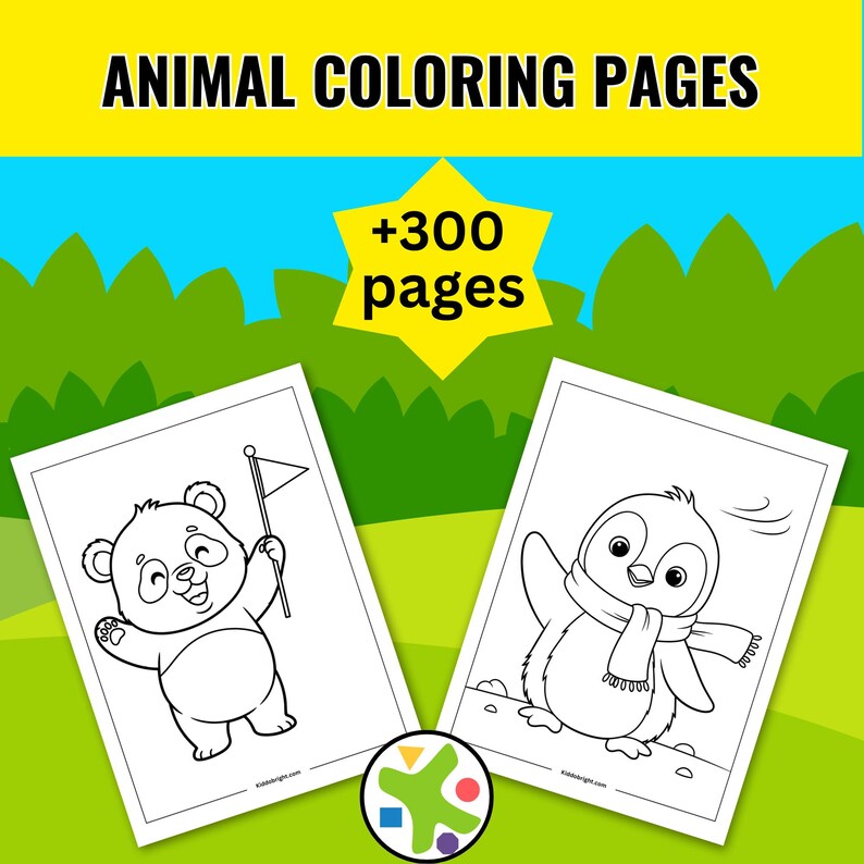 Massive Animal Coloring Pages Bundle for Kids – 500+ Fun Printable ...
