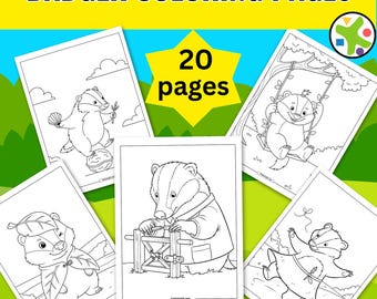 Chipmunk Coloring Pages for Kids – 20 Cute Unique Printable Forest ...