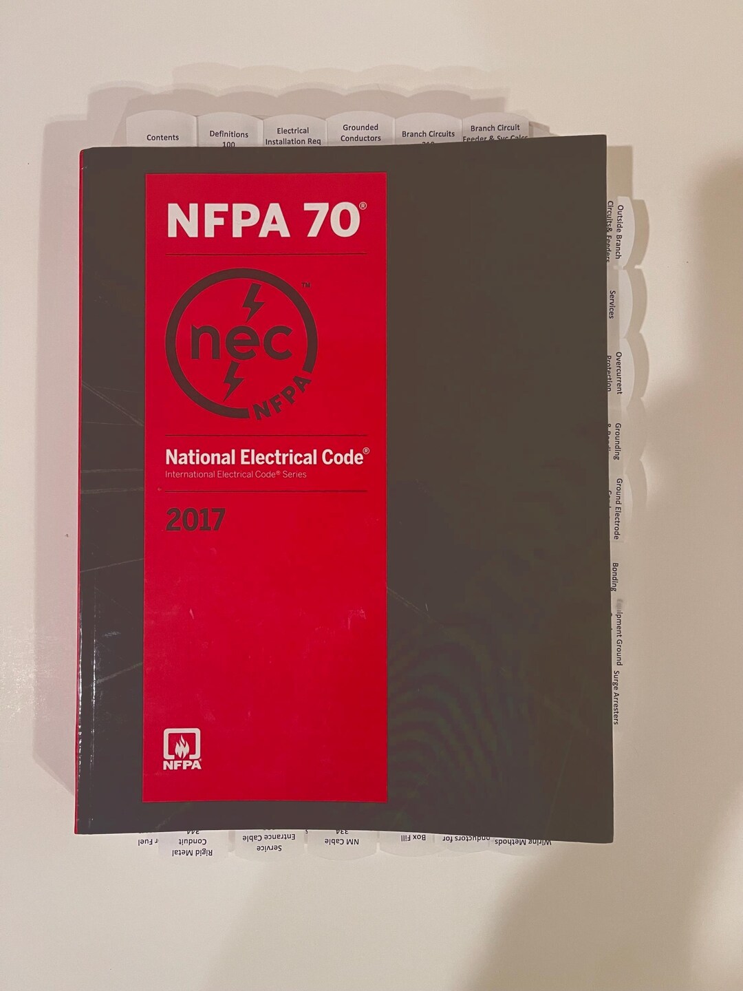 Highlighted and Tabbed NFPA 70 National Electrical Code NEC 2017 ...