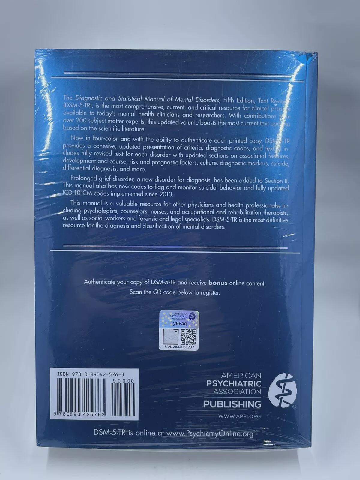 Diagnostic and Statistical Manual of Mental Disorders DSM-5-TR ...