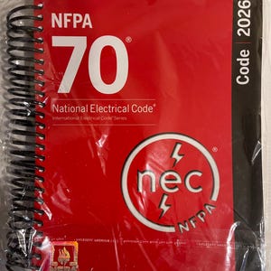 NFPA 70 2026 National Electrical Code NEC 2026 Spiral-Bound Edition ...