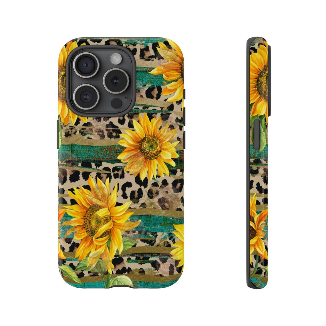 Vibrant Floral Phone Case, Sunflower Cute iPhone Cover, Tough Cases for ...