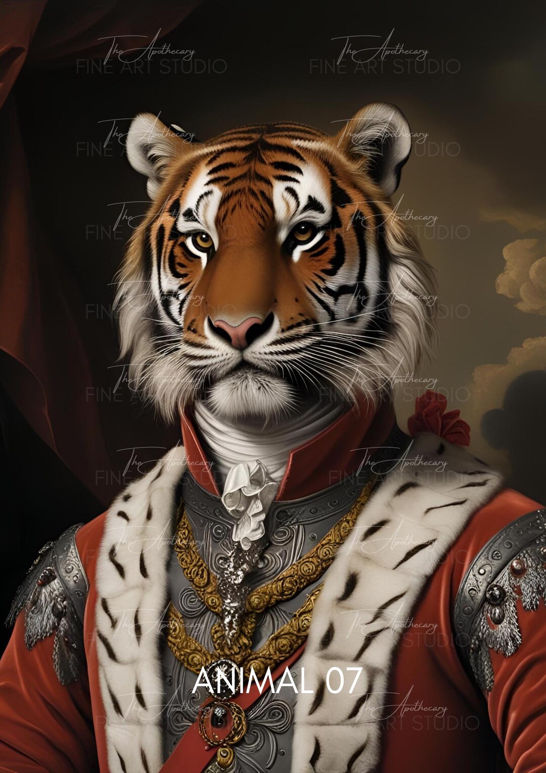 Regal Animal Portrait - Etsy
