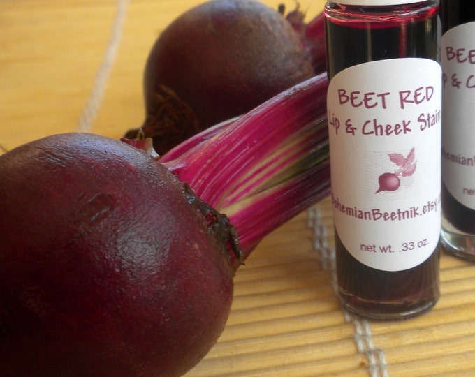 Lip and Cheek Stain, Beet Red, All Natural - Etsy
