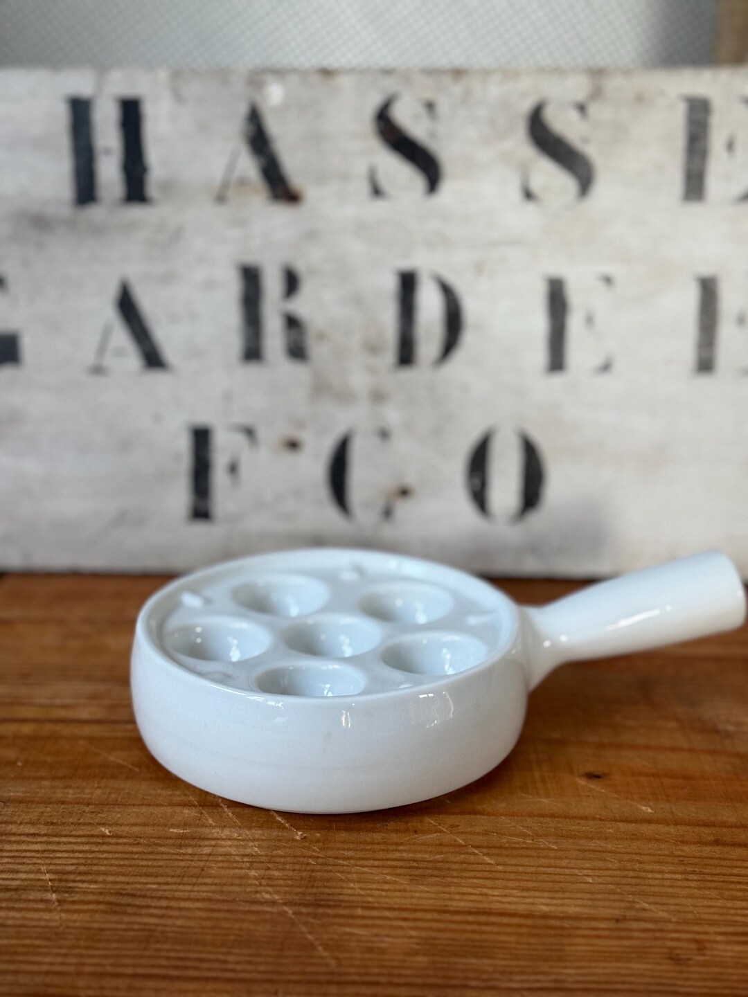 Vintage French Porcelain Escargot Pot Vintage Escargot Pot French ...