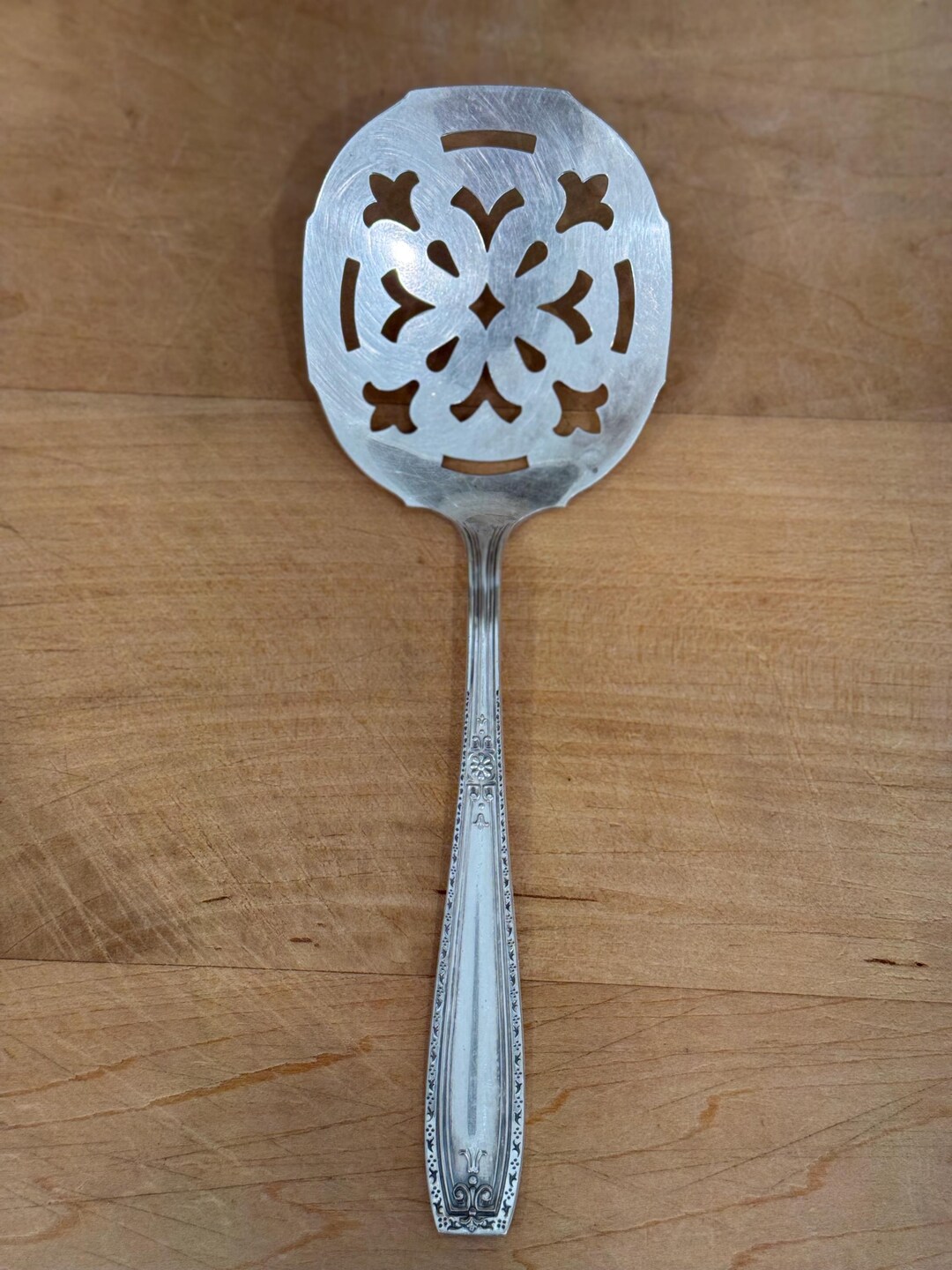 Antique 1930 the National Silver Co. Silver Plated Tomato Spoon Antique ...