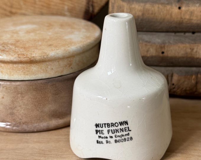 Vintage English Pie Funnel Vintage English Ironstone Pie Funnel ...