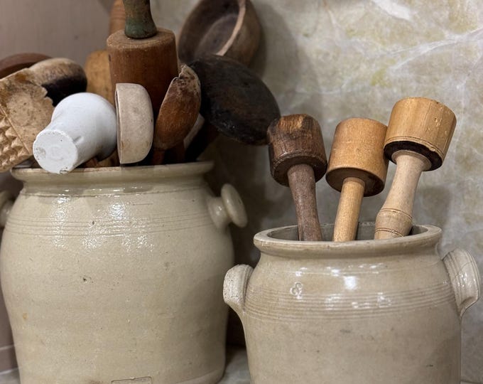 Antique French Glazed Stoneware Crock Vintage French Confit Pot Vintage ...