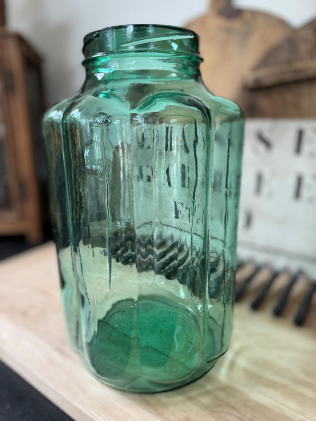 Vintage French Pickle Jar Vintage European Honey Jar Vintage Honey Jar ...