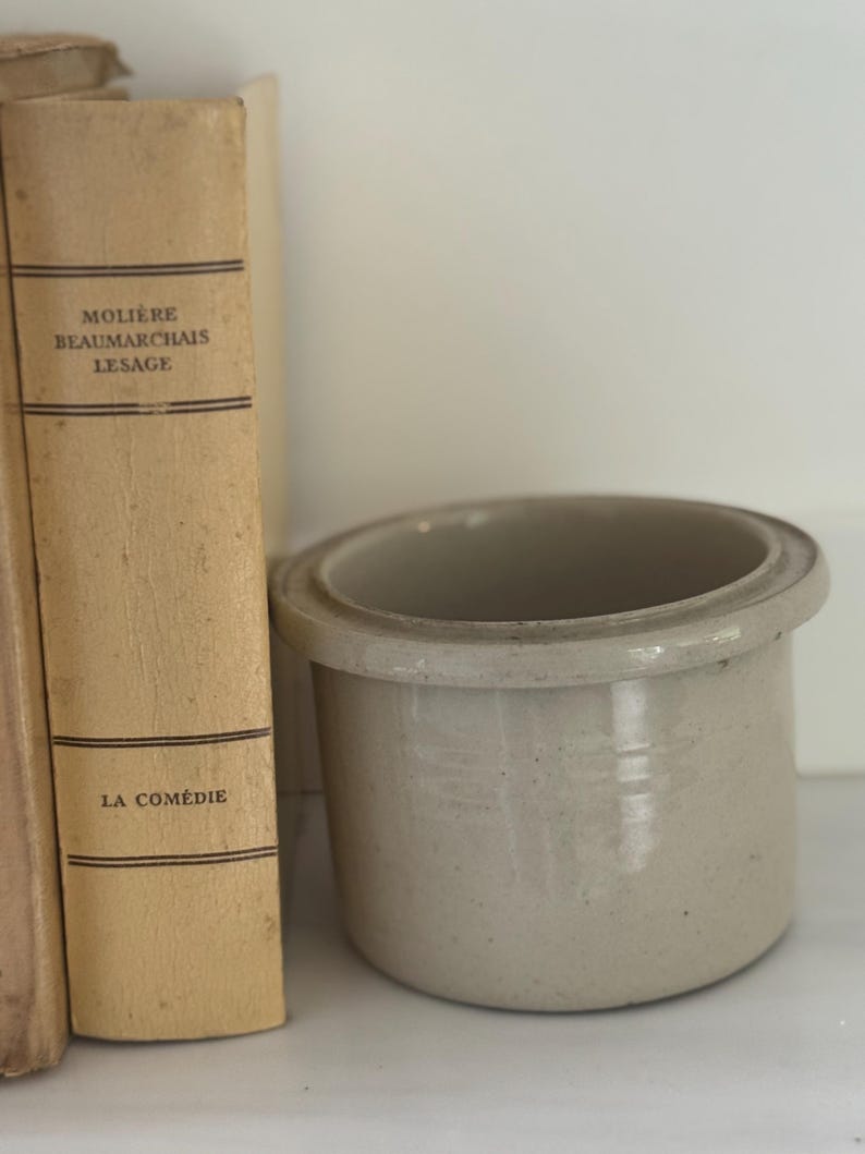Vintage French Stoneware Crock | La Ménagère, Farmhouse Decor - Etsy
