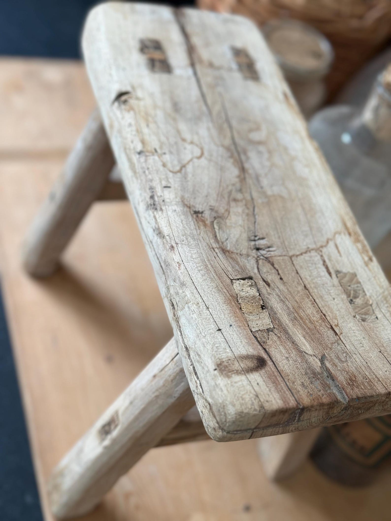 Vintage Wood Rustic Riser Wood Riser Rustic Wood Decor Primitives ...