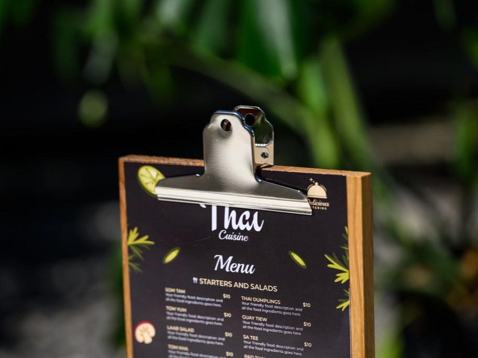 Wooden Menu Holder, Tabletop Sign Stand, Coffee Bar Sign Display, Mini ...