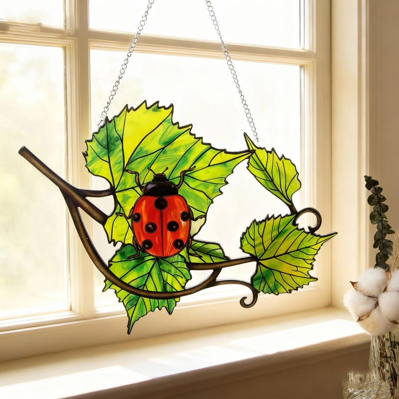 Window Suncatcher Ladybug - Etsy