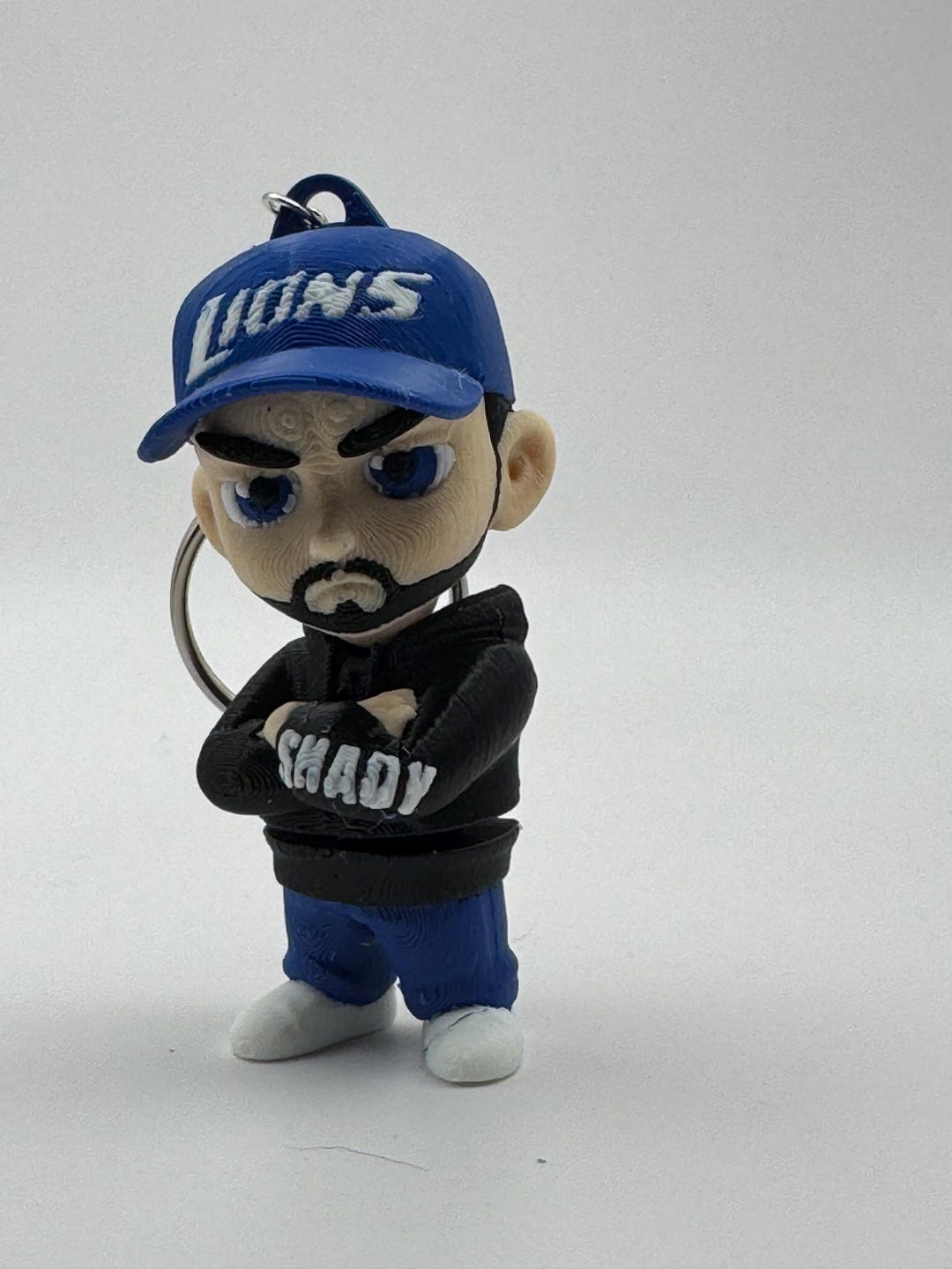3D Printed Flexi Slim Shady Keychain: Poseable Eminem Figurine - Etsy
