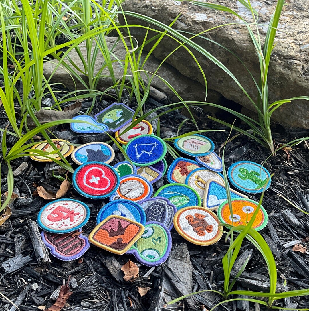 PEAK Scout's Badge Embroidered Iron-on Patch COMPLETE BUNDLE 55 Patches ...