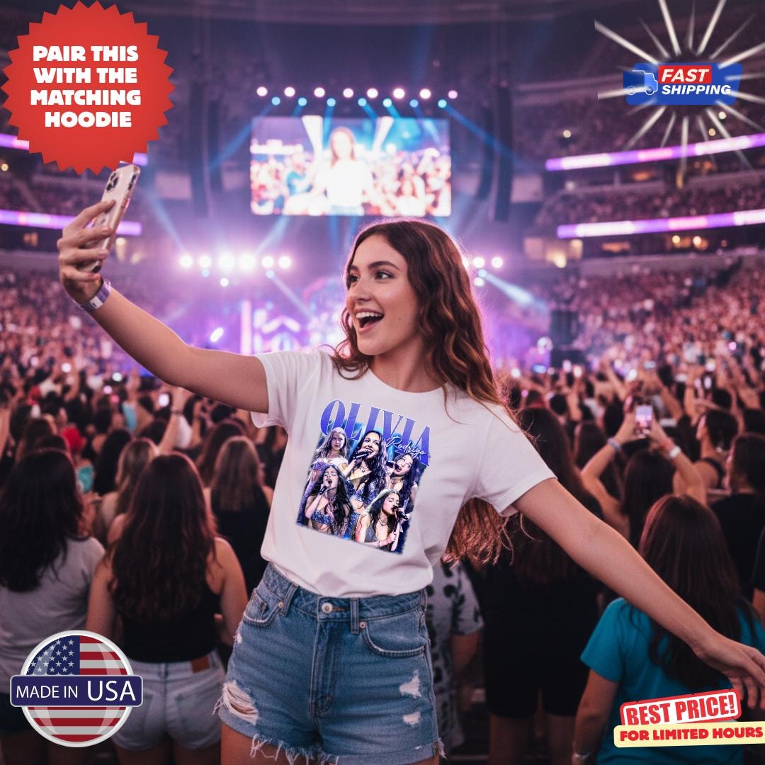 Olivia Rodrigo Vintage Shirt: GUTS World Tour Tee, 90s Bootleg Graphic ...