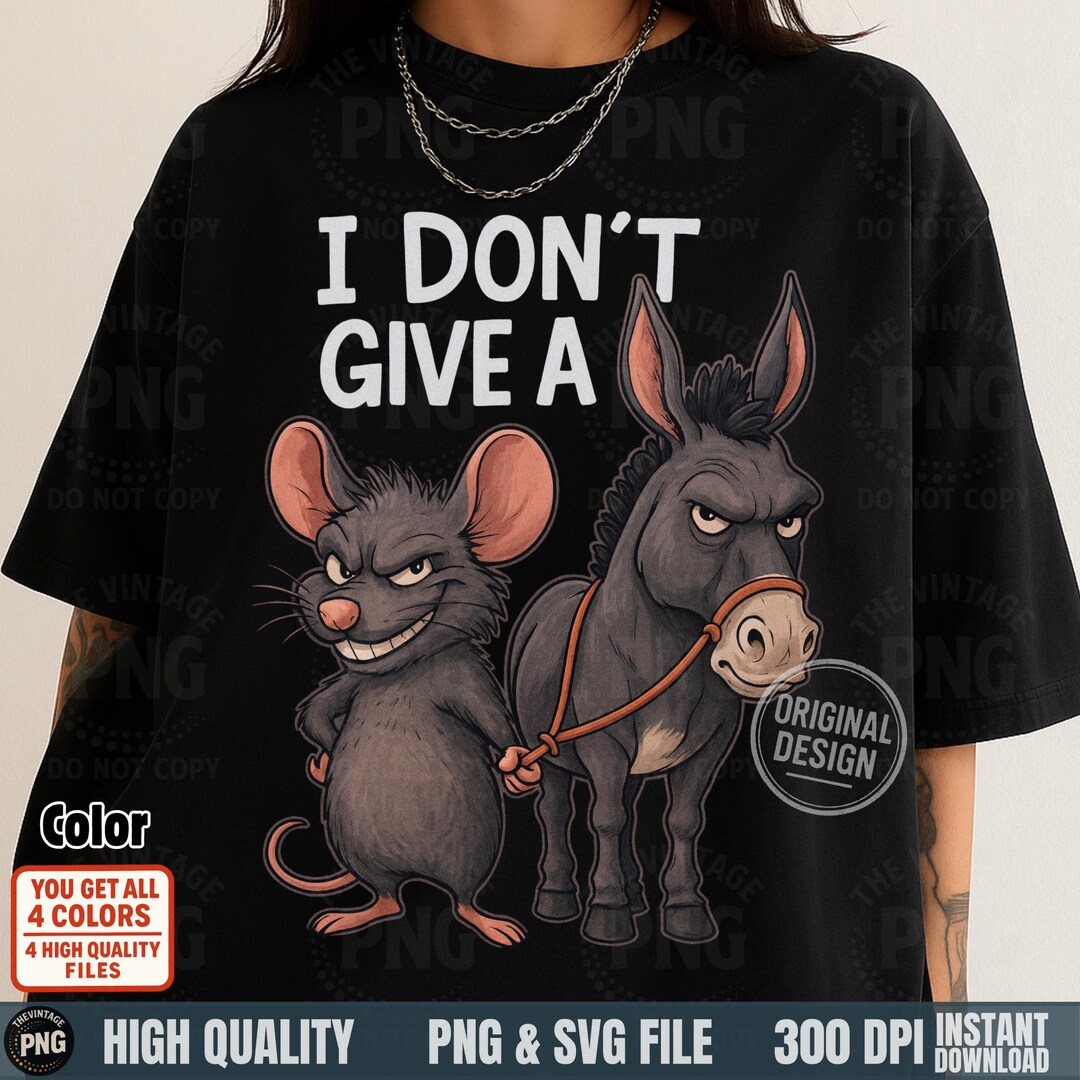 Funny Rat and Donkey Meme PNG: Sarcastic Humor (digital Download) - Etsy