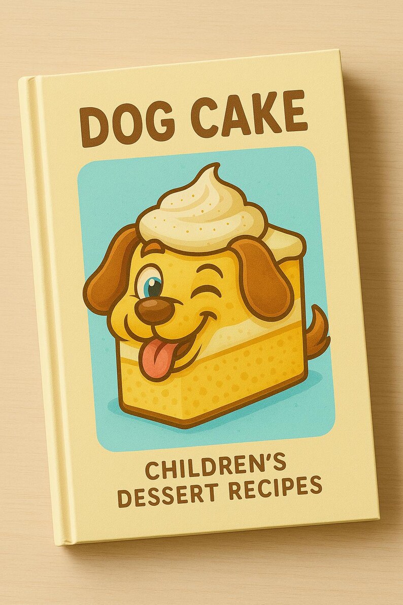 Dog Cake Poster A4 Wall Art Printable Dolce Cane Stampa Decorazione ...