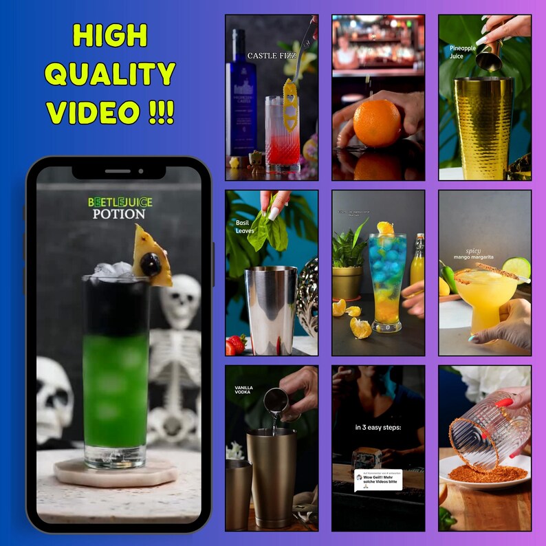 2500+ Cocktail Recipes Bundle | Mixology Videos (instant Download) - Etsy