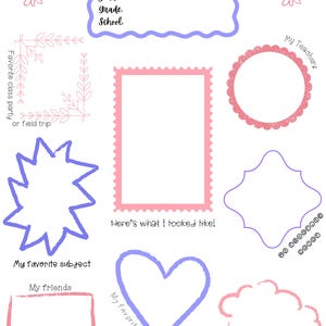 End of School Year Printable Memory Keepsake - Etsy