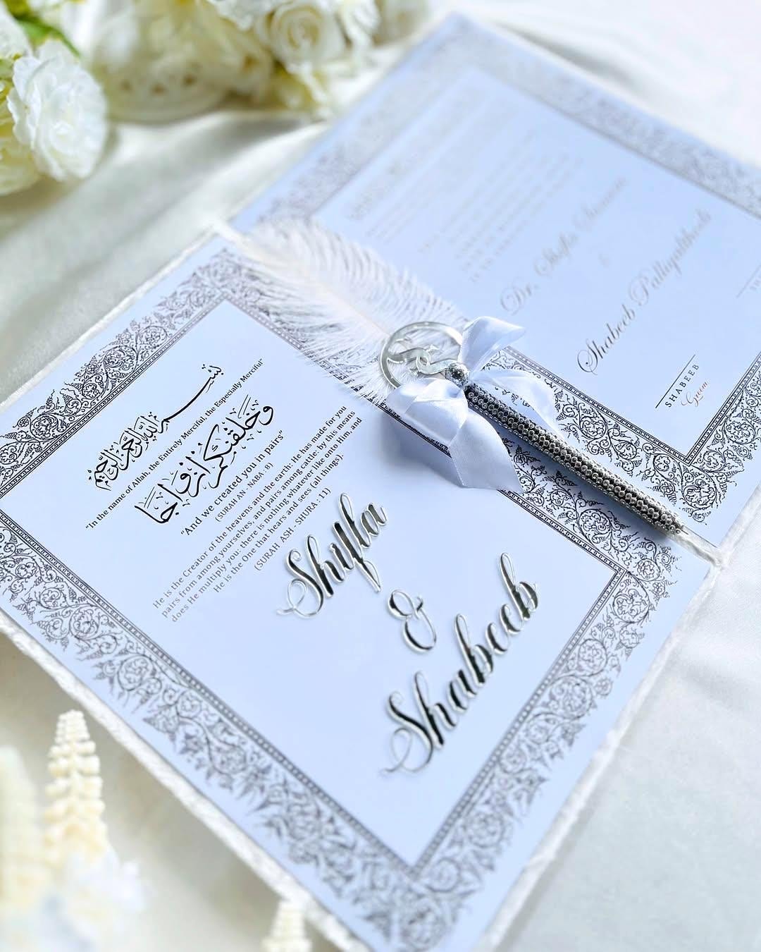 Nikkah Booklet - Nikkah Folder - Nikkah Certificate - Booklet With Box ...