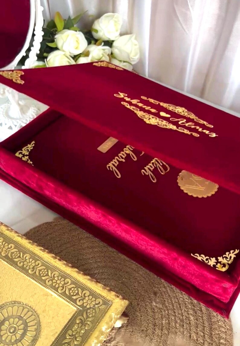 Nikkah Booklet - Nikkah Folder - Nikkah Certificate - Booklet With Box ...